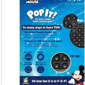 Disney | Toys | Pop It Disney Mickey Mouse Bubble Popping And Sensory ...